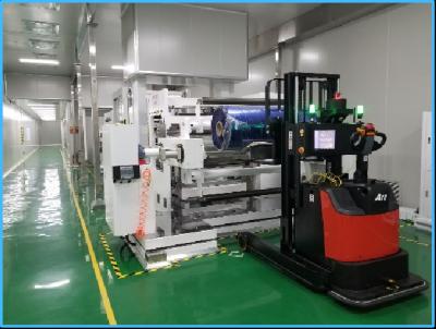 Cina Camione elevatore a forchetta robot velocità regolabile 0-1500mm/s 270kg peso personale certificato CE in vendita