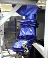 China Seamless Splicing Technology and PVC/PU Layer Processing for Robot Cover Protection for sale