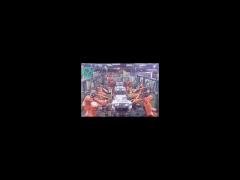 Intelligent fully automated assembly production line in automobile factories