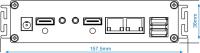 China PM70MA-00-2H-4K  IP Matrix Switcher, ip decoder with 2ch HDMI Output for sale