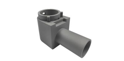 China LED Shoebox area light parking lot street light installation parts Round Post Top Adaptor//WSD-ADP25-30 9x5x5 inch for sale