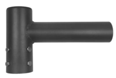 China LED Shoebox area light Street light installation parts Single Spoke Bracket // WSD-SB2.5S90 12x8x4 inch for sale