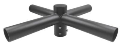 China LED Shoebox area light parking lot installation parts Quad Spoke Bracket 90° Arms // WSD-SB2.5QD90 for sale