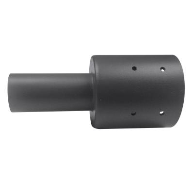 China A500 Grade B Steel Light Fixture Accessories 4 Inch Round Pole Bracket Tenon Adapter for sale