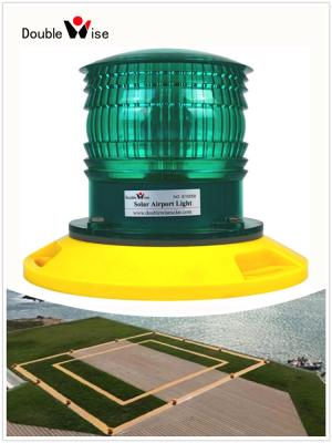 China Doublwise Helipad TLOF Wireless LED Solar powered Heliport Perimeter Light for sale