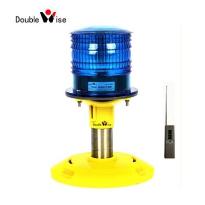 China Doublewise ICAO /FAA Wireless Solar Led Airport Taxiway Edge Light for sale