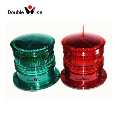 China Doublewise COLREGS72 3NM LED Solar Marine Navigation Light for boat barge for sale