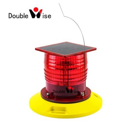 China ICAO FAA LED Aviation Obstacle Warning Solar Powered Building Obstruction Light for sale