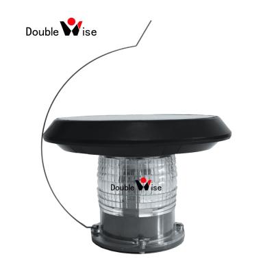 China Doublewise High Efficient 6NM Boat Barge LED Navigation Light Solar Marine Lantern for sale
