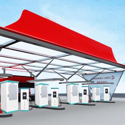 Cina Caricatore veloce eccellente dei veicoli del binario 4G Eelectric di funzionamento del connettore OCPP1.6J della stazione di carico CCS1 CCS2 GB/T di 480KW EV in vendita
