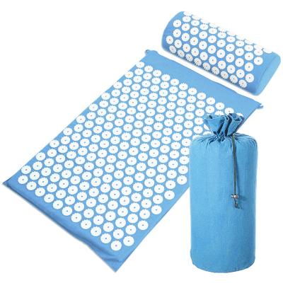 China 63.5*38.1*2.5cm Gray Massage Acupressure Yoga Mat Stretchable alto com pontos à venda