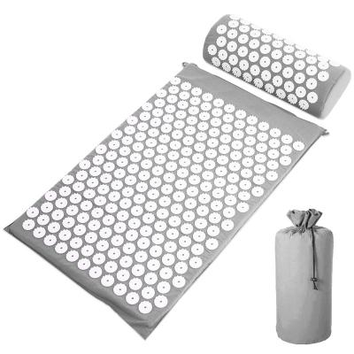 China 63.5*38.1*2.5cm Gray Massage Acupressure Yoga Mat Stretchable alto com pontos à venda