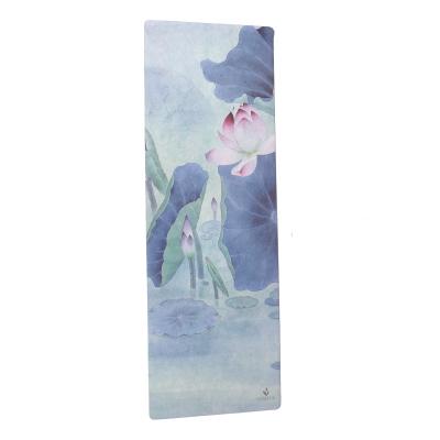 China 2mm 183cm Douane Gedrukte Yoga Mats Fitness Workout Tools Suede Te koop