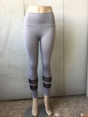 Cina Pantaloni stretti misura Autumn Anti Cellulite Workout Leggings di yoga delle donne costolate in vendita