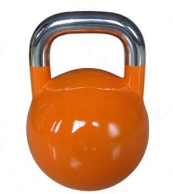 Cina 16kg ricoperto polvere arancio corrosione di Kettlebell del ghisa l'anti in vendita