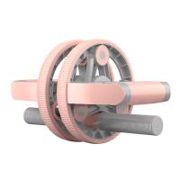 China PP Stable Handle Multifunction Abdominal Exercise Wheel Ab Wheel Roller Set for sale