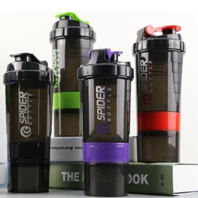 Cina Proteina di plastica libera Shaker Bottle Fitness Workout Tools di BPA 600ml in vendita