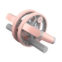 China PP Stable Handle Multifunction Abdominal Exercise Wheel Ab Wheel Roller Set for sale