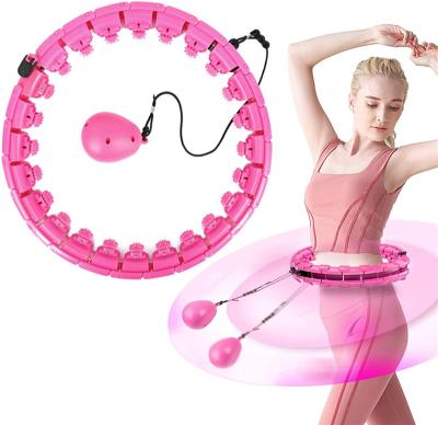 Cina Un hula-hoop pesato massaggio astuto da 360 gradi con i nodi staccabili in vendita