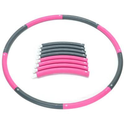 Cina 8 nodi del hula-hoop smontabile di forma fisica per la combustione grassa in vendita