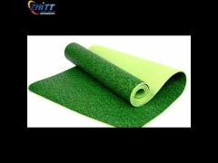 Biodegradable Width 61cm Natural Tree Rubber Yoga Mat SGS Suede Rubber