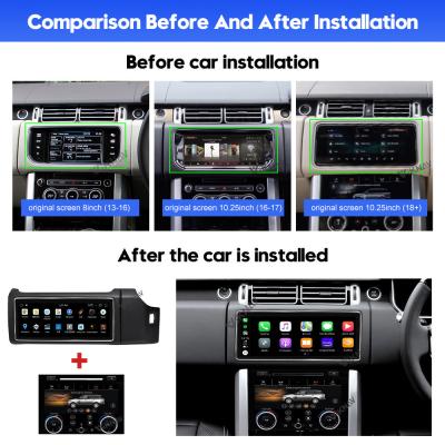 Cina Mano destra di moda L405 di Range Rover che determina navigazione di GPS dello schermo di CA di tocco dell'autoradio carplay in vendita