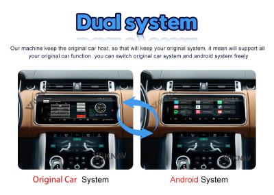 Cina giocatore di navigazione di Rover Car Stereo Wifi GPS della terra di 12.3inch Android in vendita