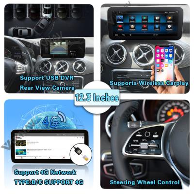 Cina Doppio CLA C117 GLA X156 di baccano 12.3inch Mercedes Benz Radio For W176 in vendita