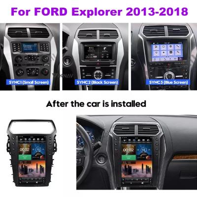 Cina Tesla disegna Ford Car Radio For Explorer a 13,6 pollici 2011 - 2019 in vendita