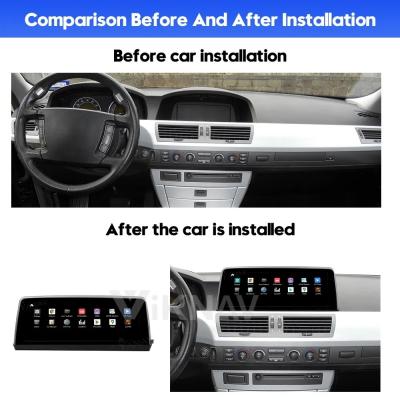 中国 10.25インチステレオ 2006-2015 BMW 7シリーズ E65 E66 マルチメディアプレーヤー GPSナビゲーションヘッドユニット 無線カープレイ 販売のため