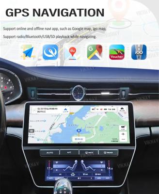 Chine 12.3 pouces Unité de tête Pour 2013-2018 Maserati Quattroporte Lecteur multimédia GPS Navigation 4G Wifi Carplay sans fil à vendre
