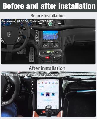 China 13.9 Inch Touch Sreen Stereo GPS Navigation Multimedia Player For 2007-2017 Maserati GT GC Android Wireless Carplay 4G for sale