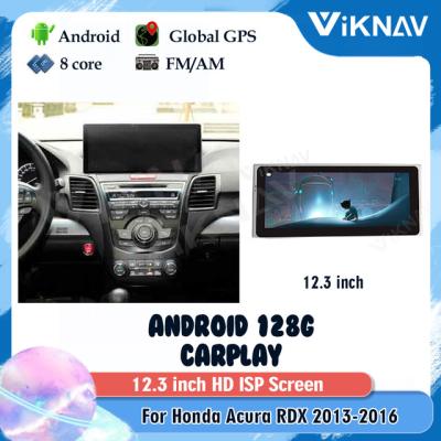 China For 2013-2016 Acura RDX 12.3 Inch 8 Core Touch Screen Stereo Navigation Multimedia Player Wireless Carplay 4G BT for sale