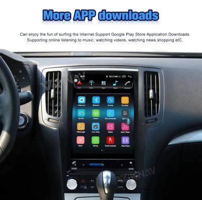 Cina 12.1 pollici touch screen stereo per 2004-2015 Infiniti G25 G37 navigazione GPS Multimedia DVD player wireless Carplay 4G in vendita