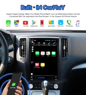 Cina 12.1 pollici touch screen stereo per 2004-2015 Infiniti G25 G37 navigazione GPS Multimedia DVD player wireless Carplay 4G in vendita