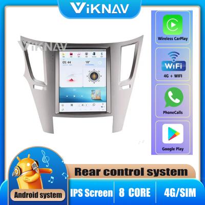 Cina 10.4 Inch 8 Core Stereo Per 2010- 2014 Subaru Legacy Navigation GPS Multimedia DVD Player Android Wireless Carplay 4G in vendita