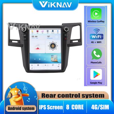 Cina 12.1 pollici Android Auto Stereo Per 2015 Toyota Fortuner Navigation GPS Multimedia DVD Player Wireless Carplay Wifi in vendita
