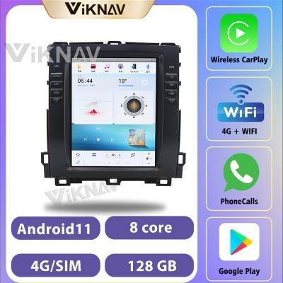 Cina 10.4 pollici Android Auto Stereo Per 2002-2009 Toyota Prado Navigation GPS Multimedia DVD Player Wireless Carplay Wifi in vendita