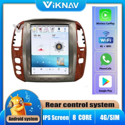 Cina Per il 2004-2006 LEXUS LX470 12,1 pollici schermo Radio per auto Navigazione GPS Multimedia DVD Player Android Wireless Carplay 4G in vendita