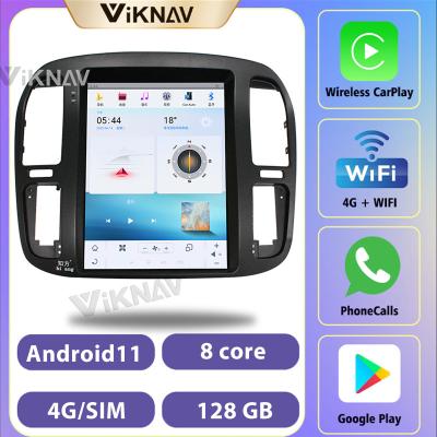 Cina 12.1 Inch Screen Car radio Per Toyota cruiser 1999-2002 Navigazione GPS Multimedia DVD Player Android Wireless Carplay 4G in vendita
