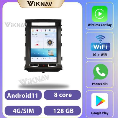 Cina 12.1 Inch Screen Head Unit Per Toyota cruiser 2007-2015 Navigazione GPS Multimedia DVD Player Android Carplay wireless in vendita