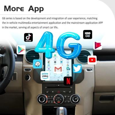 中国 10.4インチ アンドロイド カーラジオ 2009-2016年 Range Rover ディスカバリー 4 128G ナビゲーション GPS マルチメディア プレイヤー カープレイ 4G 販売のため