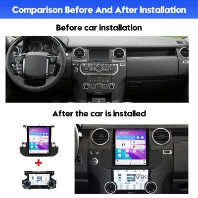 中国 10.4インチ アンドロイド カーラジオ 2009-2016年 Range Rover ディスカバリー 4 128G ナビゲーション GPS マルチメディア プレイヤー カープレイ 4G 販売のため