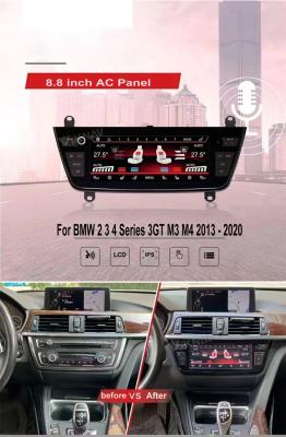 Cina 2013-2020 BMW Serie 2 3 4 3GT M3 M4 8,8 pollici Air Conditioning Screen AC Pannello digitale touch screen in vendita