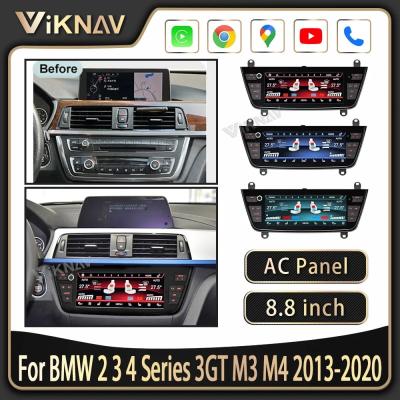 Cina 2013-2020 BMW Serie 2 3 4 3GT M3 M4 8,8 pollici Air Conditioning Screen AC Pannello digitale touch screen in vendita