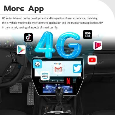 China Für Maserati GT GC 2007-2015 12,3 Zoll Touchscreen Kopfteil 128G Navigation GPS Multimedia Player drahtlos Carplay 4G zu verkaufen