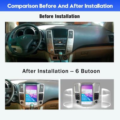 Cina 12.1 pollici touch screen Radio per auto Per Lexus RX Serie 2004-2008 Navigazione GPS Multimedia Player Wireless Carplay 4G in vendita