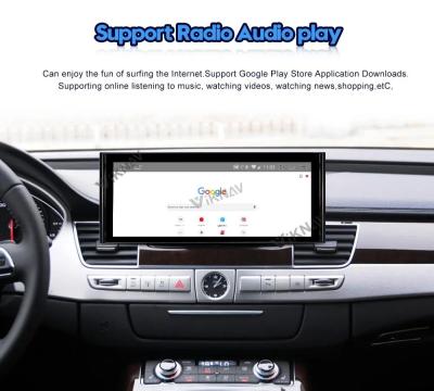 Cina 12.3 pollici Android Auto Head Unit Per 2011-2017 Audi A8 D4 Navigazione GPS Multimedia Player Wireless Carplay 4G BT in vendita
