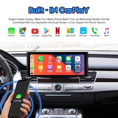 Cina 12.3 pollici Android Auto Head Unit Per 2011-2017 Audi A8 D4 Navigazione GPS Multimedia Player Wireless Carplay 4G BT in vendita