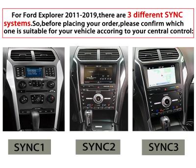 Cina Viknav Car Radio For Ford Explorer (2011-2019) 14.4 inch Multimedia Player GPS Navigation Head Unit DSP Carplay in vendita
